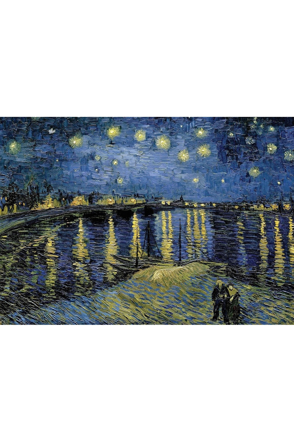şazenur Yıldızlı Gece 2 Vincent Van Gogh 1000 Parça Art Puzzle 68x48 Cm ...
