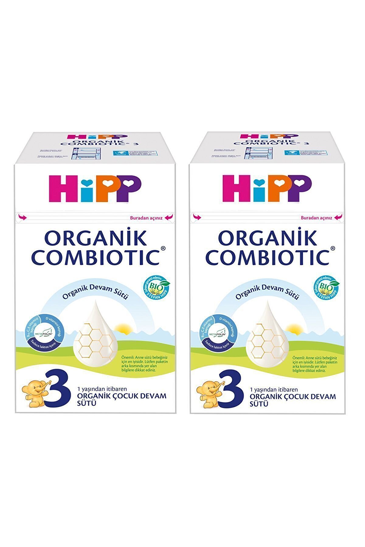 Hipp 3 Organik Combiotic Devam Sütü 600Gr x2Adet Fiyatı, Yorumları ...