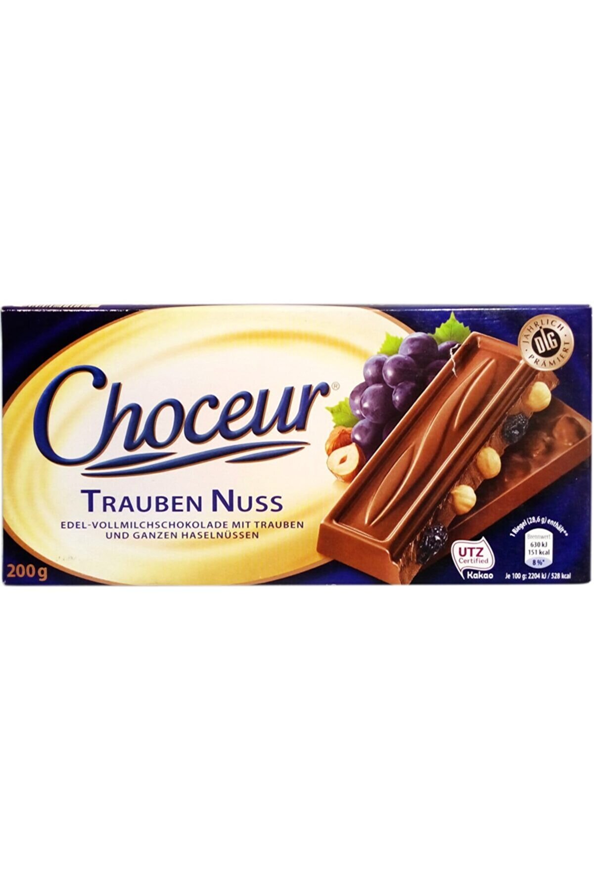 Choceur Trauben Nuss 200 Gr Menşei Almanya - Fiyatı, Yorumları