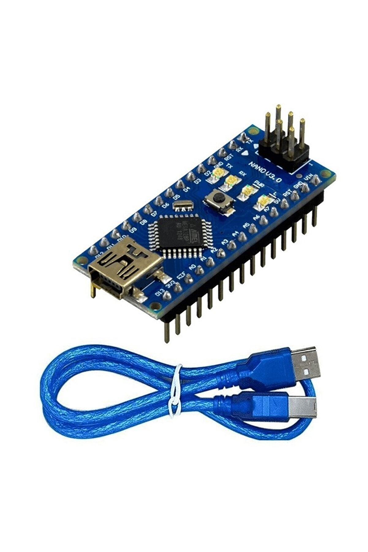 Genel Markalar Arduino Nano Klon Usb Chip Ch340 + Usb Kablo Fiyatı ...