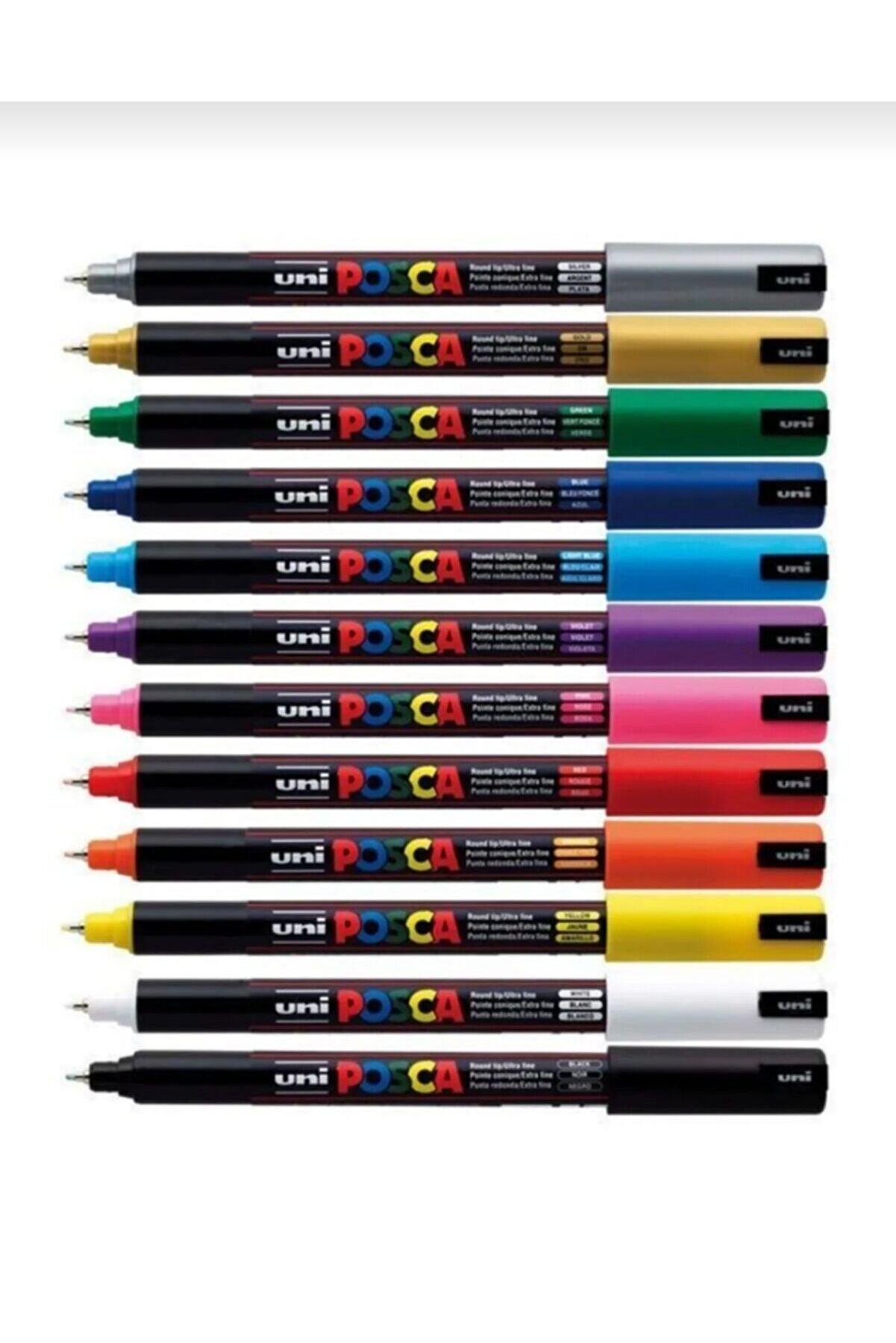 Uni Posca Pc-1mr 12 Li set Ana renkler Fiyatı, Yorumları - Trendyol