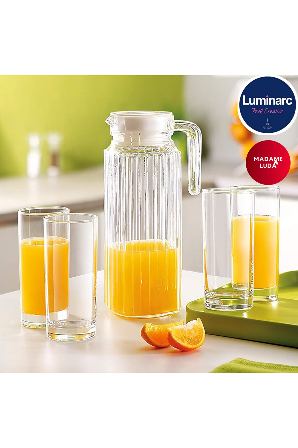 Luminarc Quadro Sıcak-soğuk Kapaklı 1.1 Lite. Borosilikat Cam Buzdolabı ...