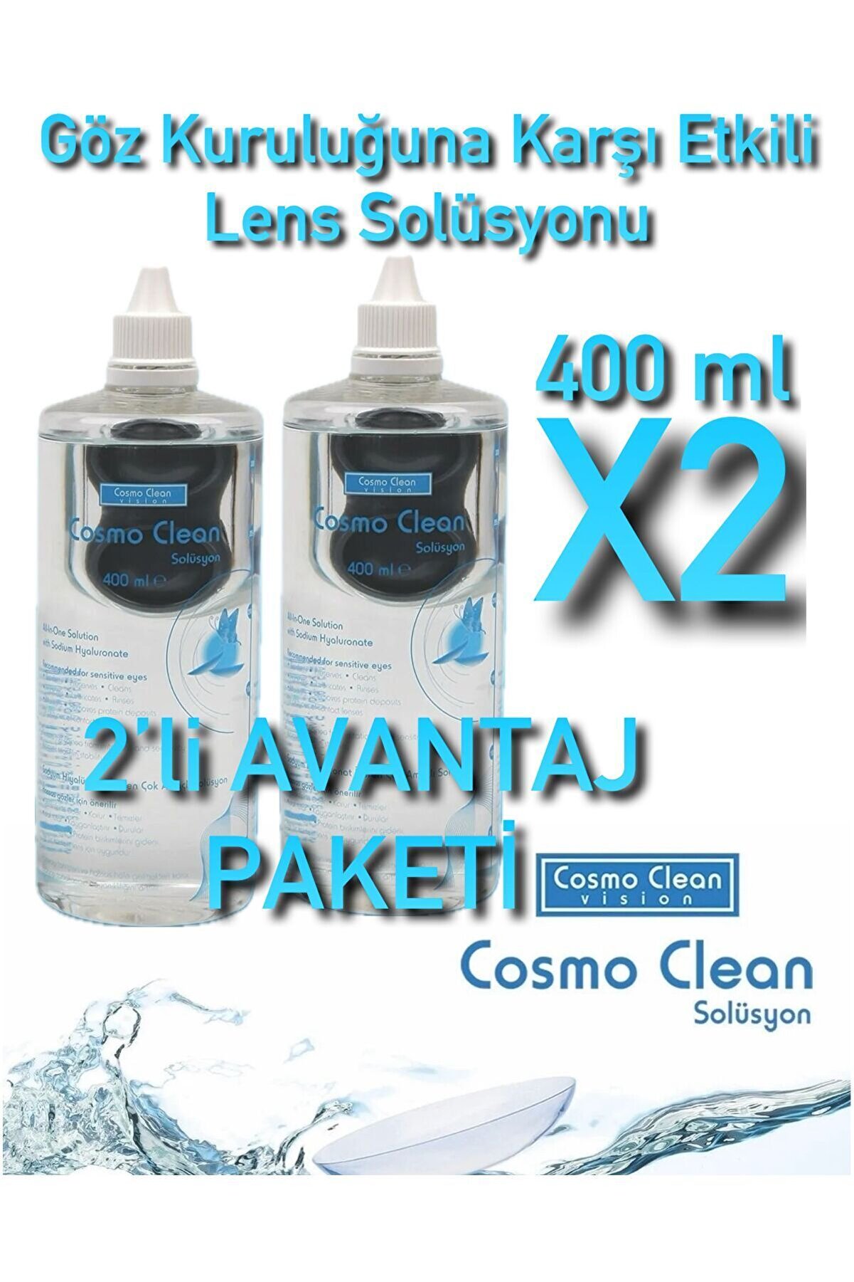 cosmo clean COSMOCLEAN 400 ml X 2li AVANTAJ PAKETİ Fiyatı, Yorumları ...