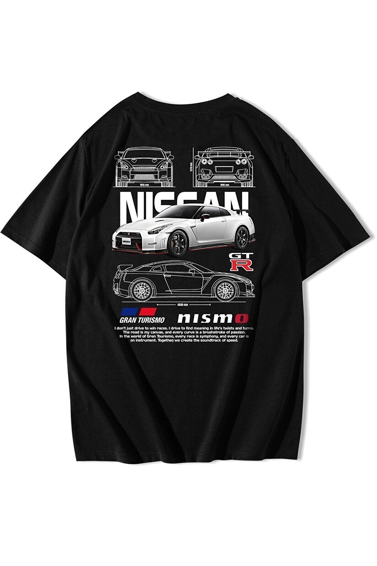 BRZ COLLECTION Unisex Oversize Nissan GTR Nismo T-shirt Fiyatı ...