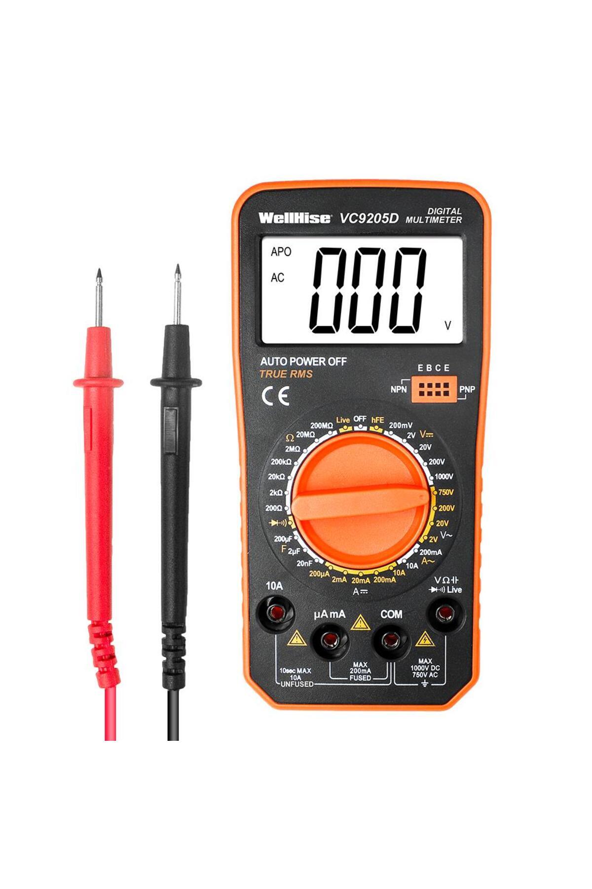Wellhise Vc9205d Mini Ölçü Aleti Multimetre Avometre Fiyatı, Yorumları ...