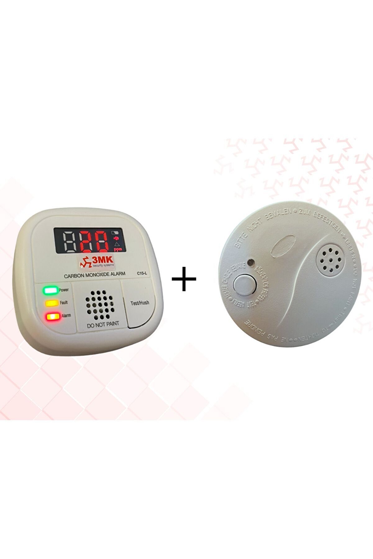 3MK Pilli Karbonmonoksit Dedektörü Lorex Pilli Duman Dedektörü - Fiyatı ...