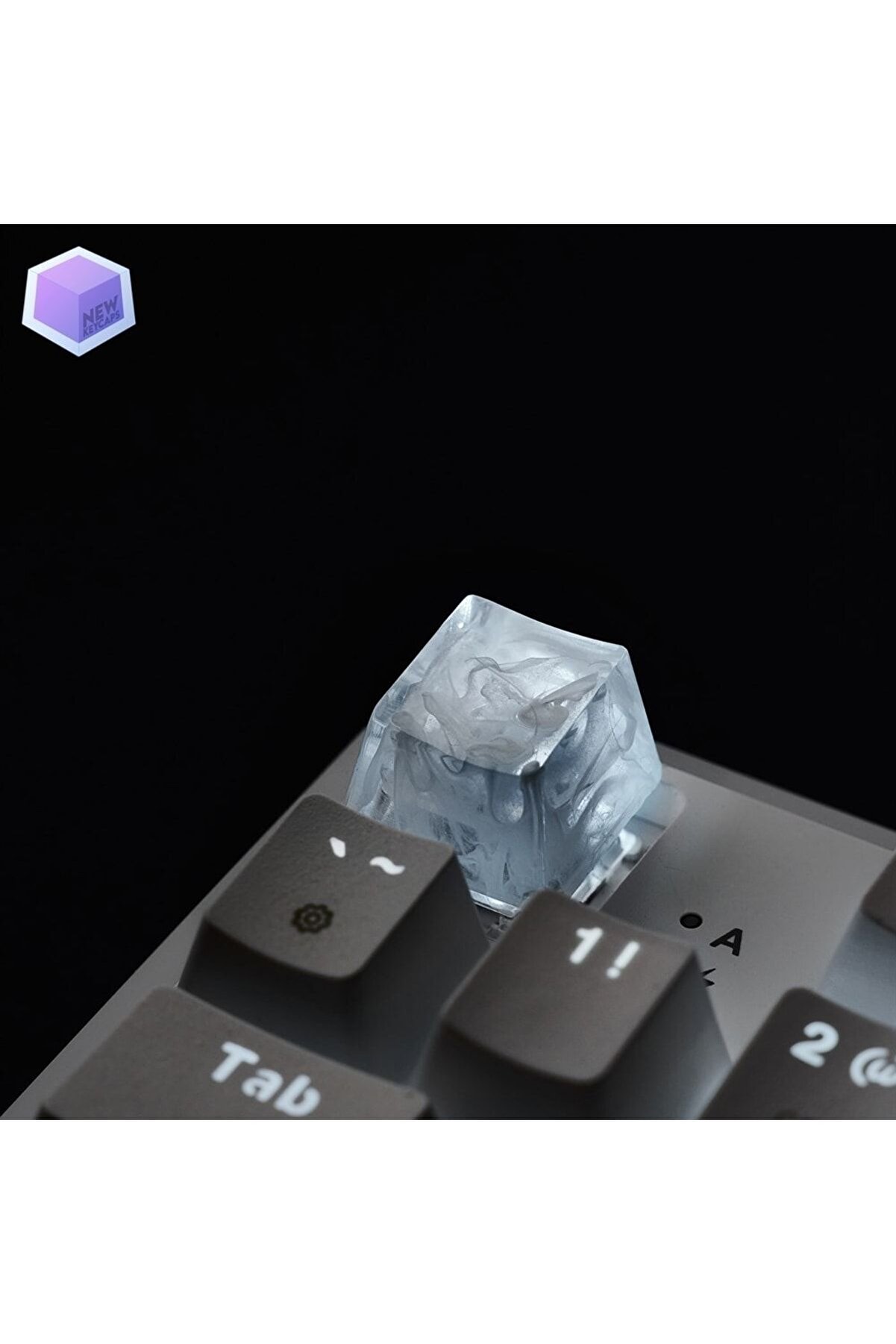 New Keycaps Beyaz Detaylı Tasarım Esc Mekanik Klavye Tuşu Artisan ...