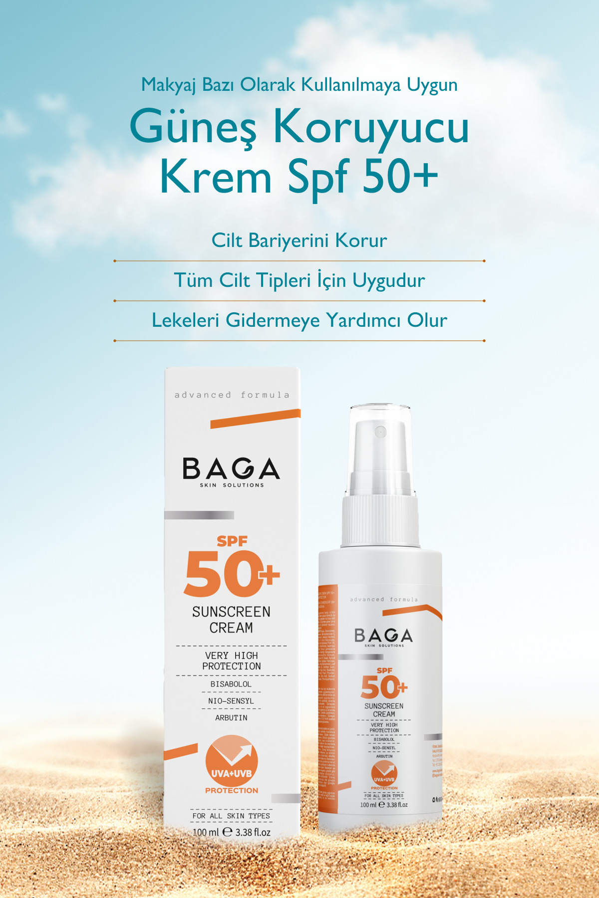 Baga Güneş Koruyucu Krem Spf+ Fiyatı, Yorumları - Trendyol