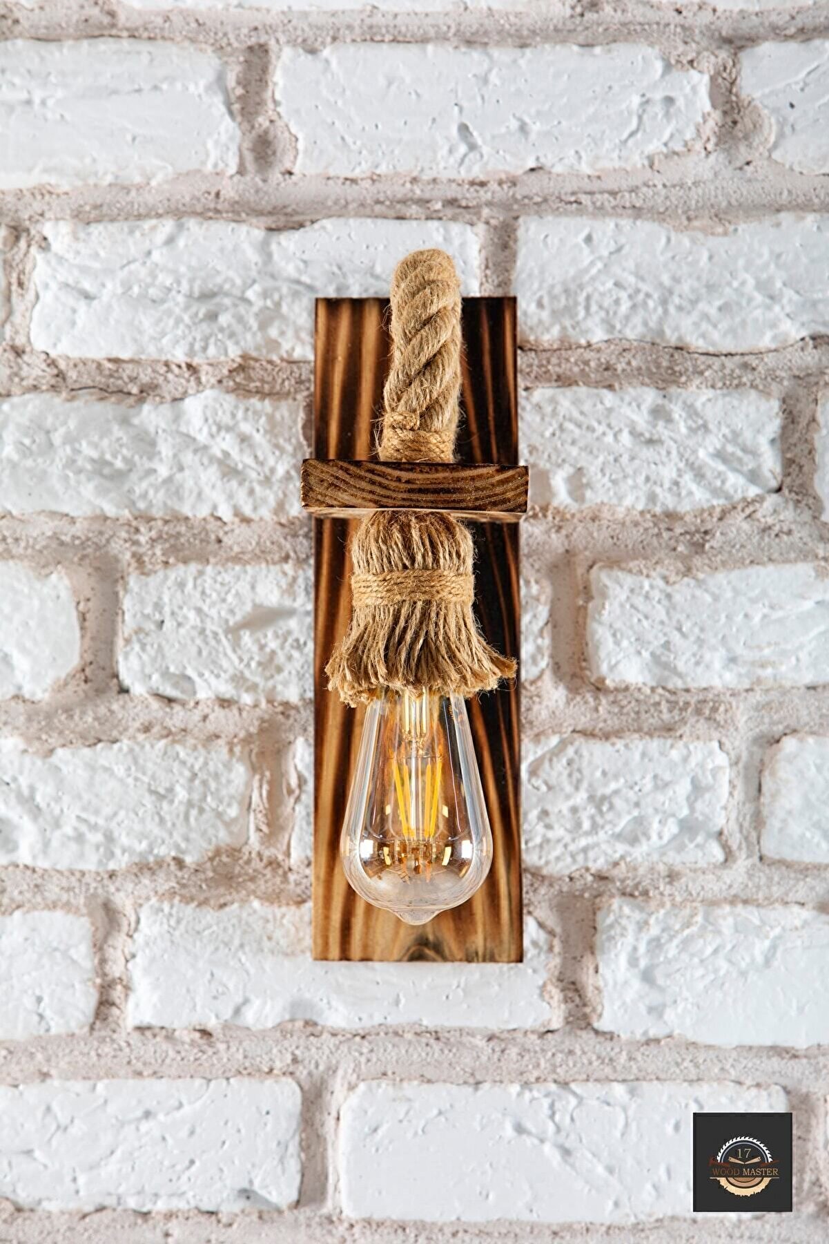 AHŞAPMASTER Doğal Ahşap Aplik Şık Tasarım Cafe Restorant Fiyatı ...