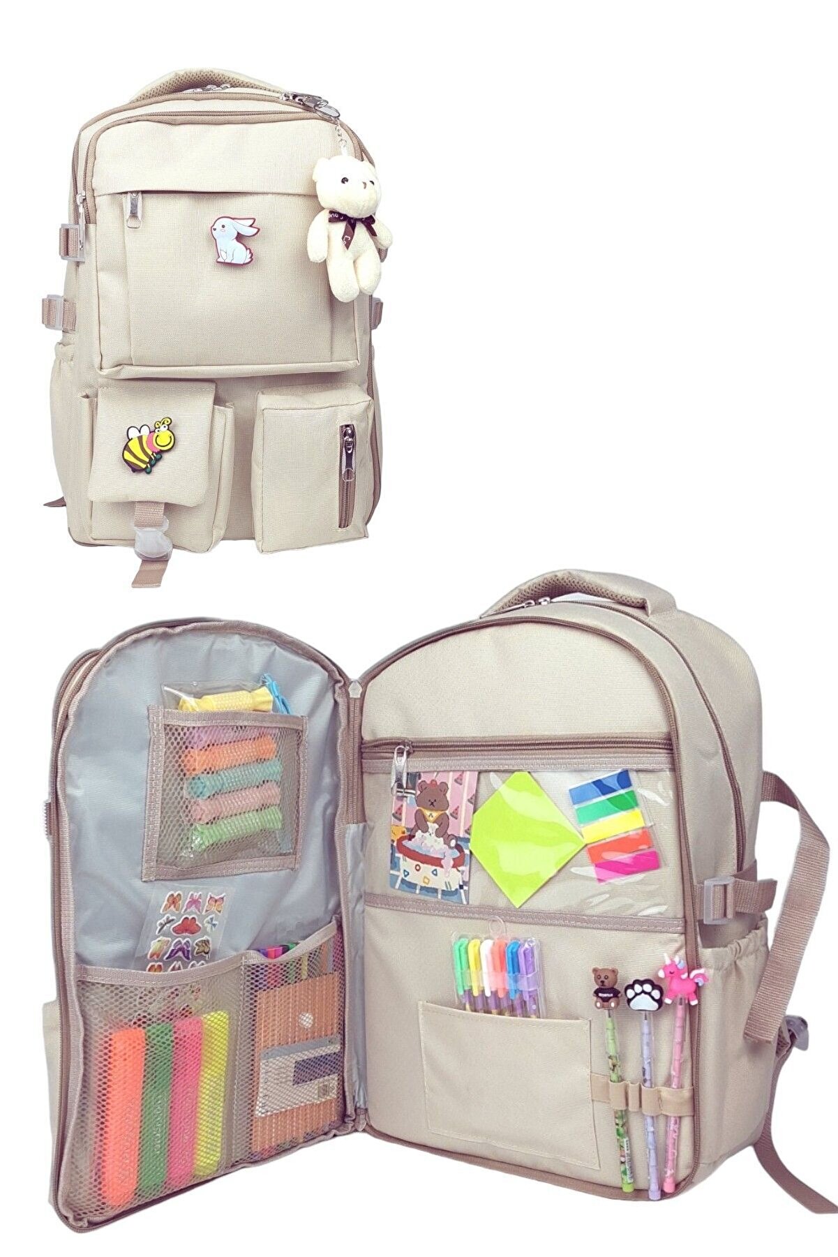 QUOVO Kore Tarzı Ortopedik Özel Tasarım Çok Cepli Su Geçirmez Yeni ...