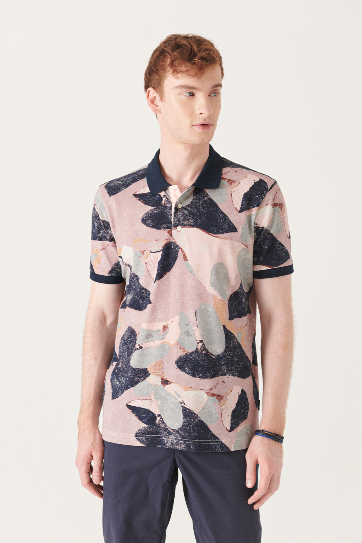 Avva Erkek Lacivert Baskılı Polo T-shirt A21y1079 Fiyatı, Yorumları ...