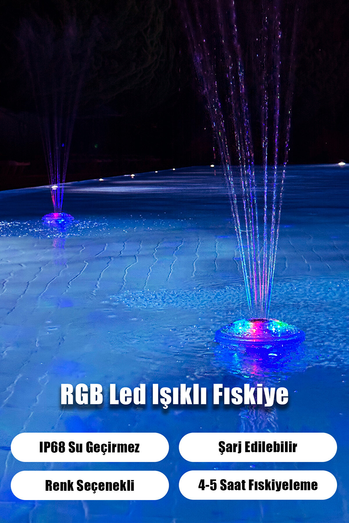 Aquativ RGB Led Işıklı FıskiyeFiyatı, Yorumları - Trendyol