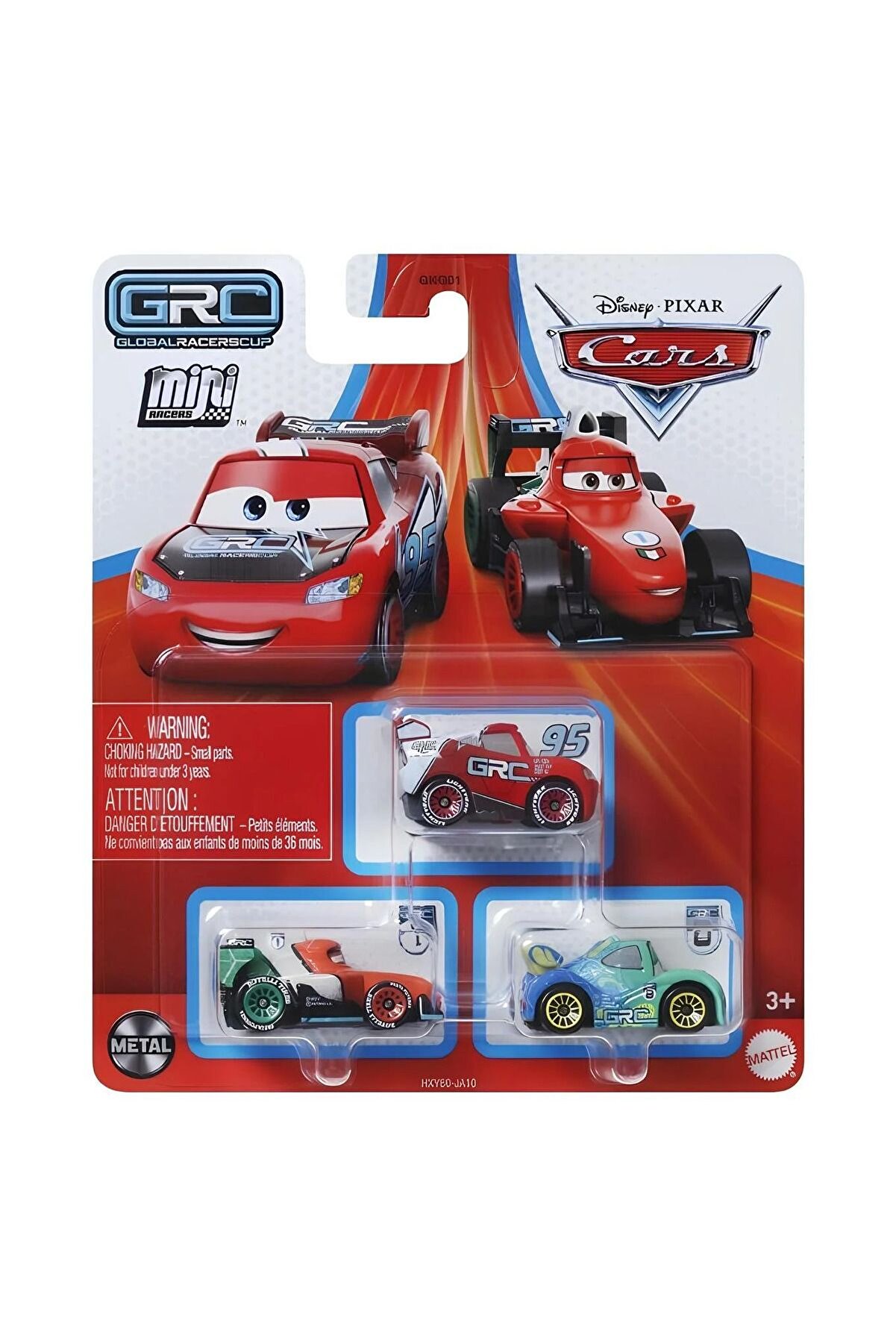 DİSNEY Grc Cars Mini Racers Lightning Mcqueen, Francesco, Carla Veloso ...