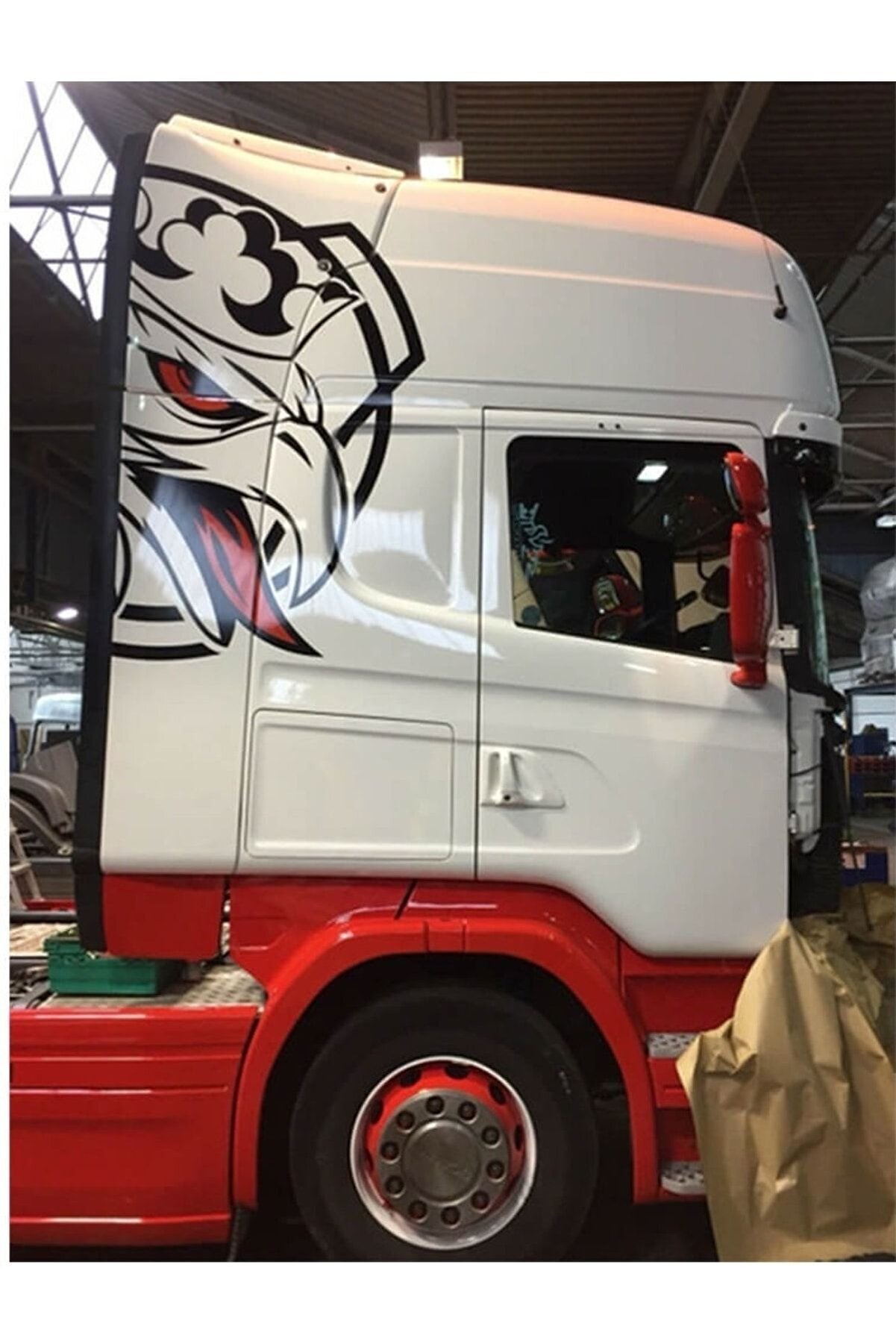 EYBA STİCKER Tır Için Svempa Griffin Kabin Etiketi Çıkartması Büyük Boy ...