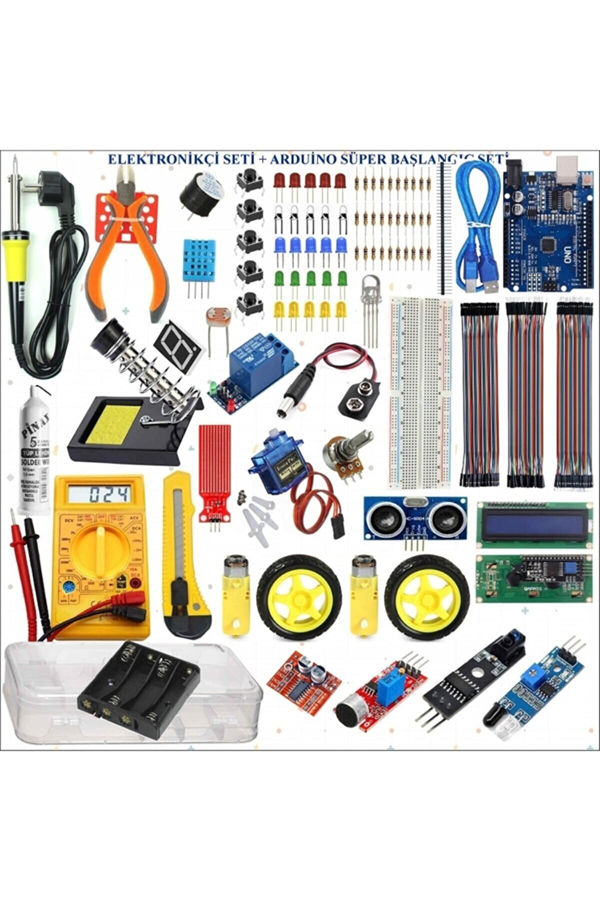 Arduino Projeleri Elektronikçi Lehimleme Seti + Arduino Süper Başlangıç ...
