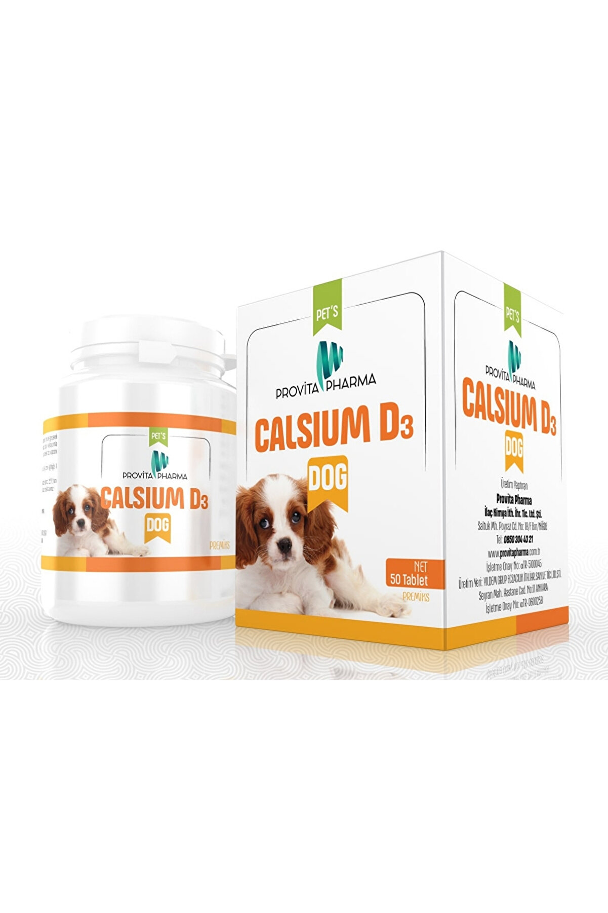 PROVİTA PHARMA CALSIUM D3 DOG KALSİYUM, FOSFOR ve D3 50 TABLET Fiyatı ...