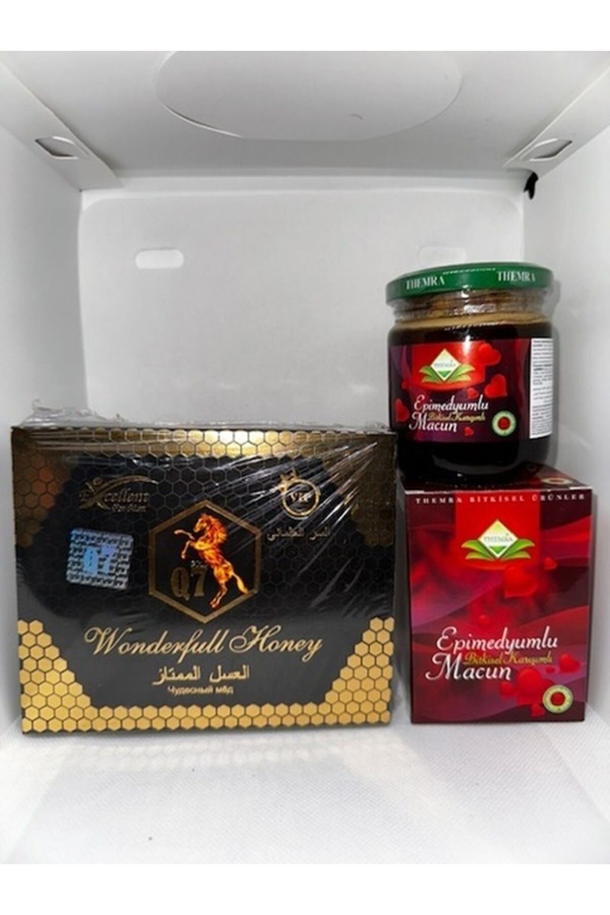 Themra Epimedum Bayan-erkek Kullanımına Uygun Macun Ve Gold Q7 12 Li ...