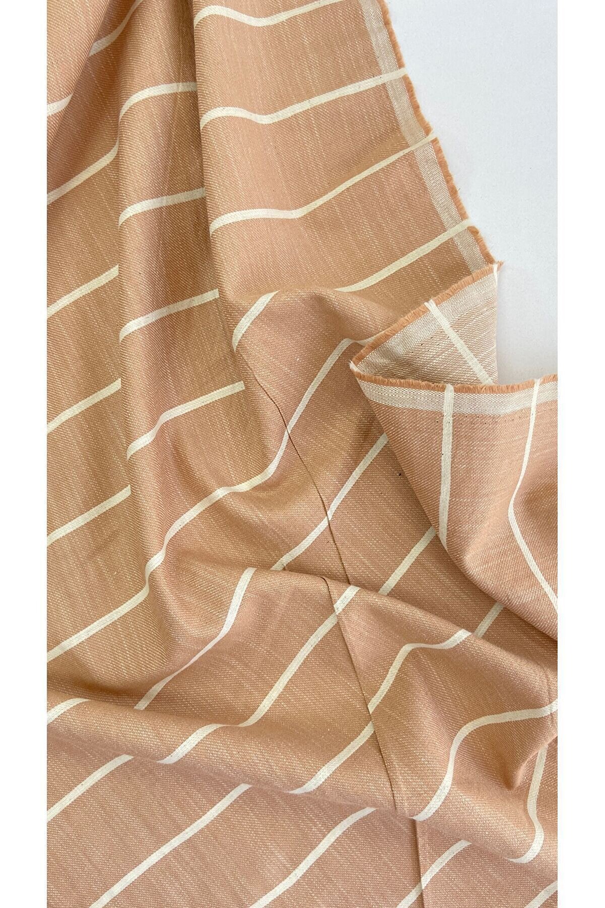 Vera Fabrics Çift En Çizgili Viskon Kumaş Fiyatı, Yorumları - Trendyol