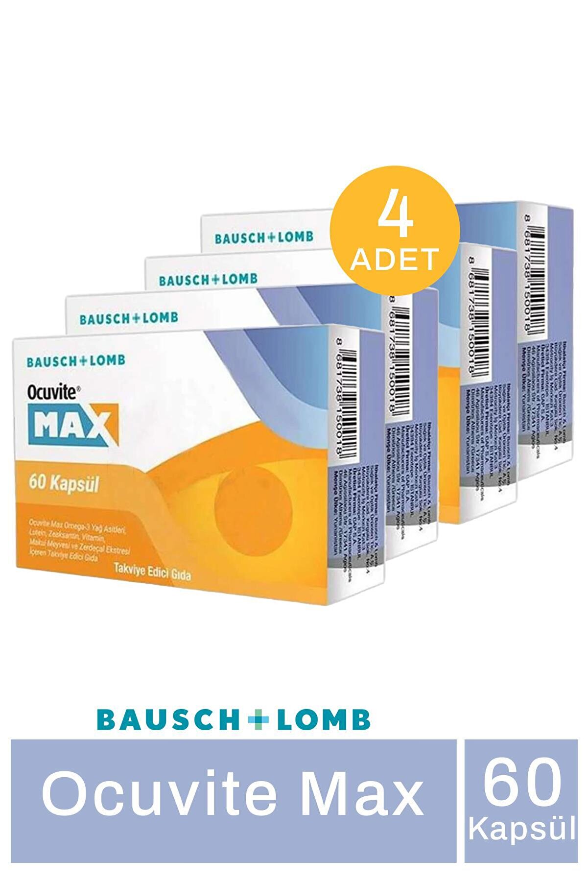 Ocuvite Max 60 Kapsül 4 Al 3 Öde - Fiyatı, Yorumları