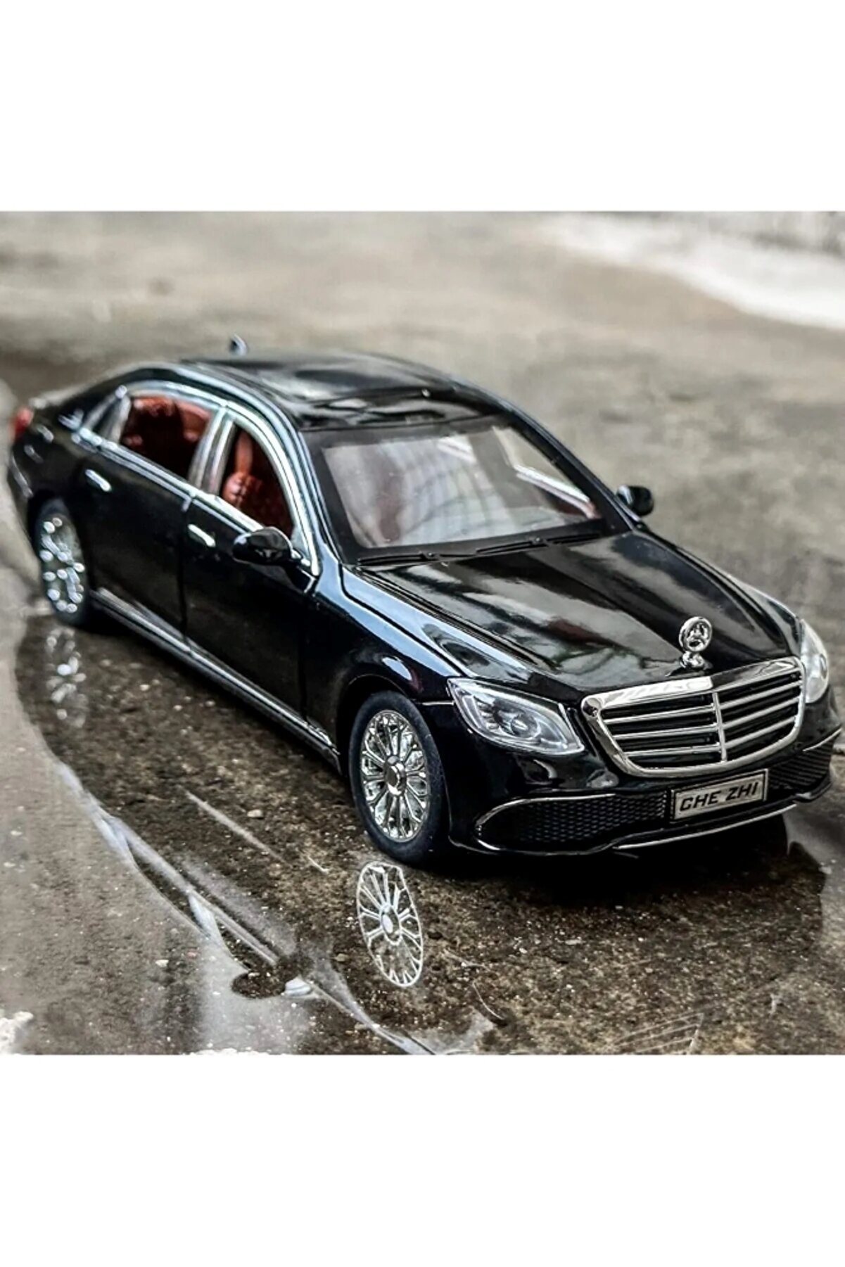 scntoys Mercedes-Benz Araba Mercedes E300L Araba 1:24 Diecast Metal Model Koleksiyon Araba Sesli ...