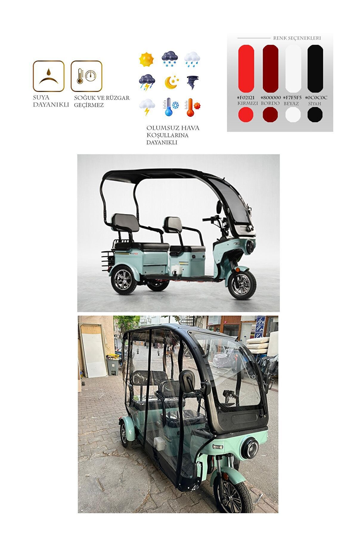 Motor Marketim Motolüks Fayton Fx22 - Siyah 3 Tekerli Motor Brandası ...