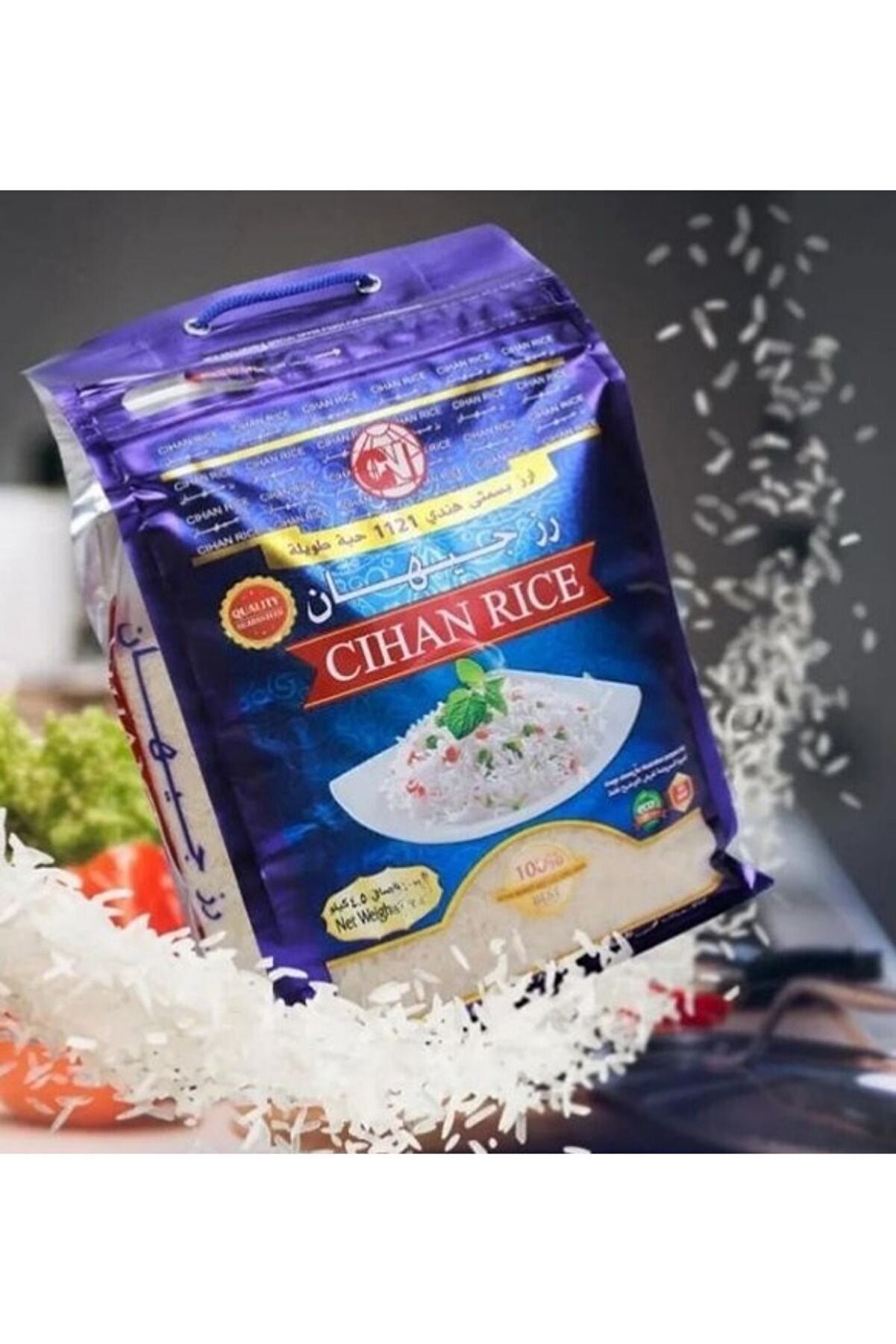 cihan rice Cihanın Lezzet Sırrı Basmati Pirinci (hint Basmati ) (9 KG ...
