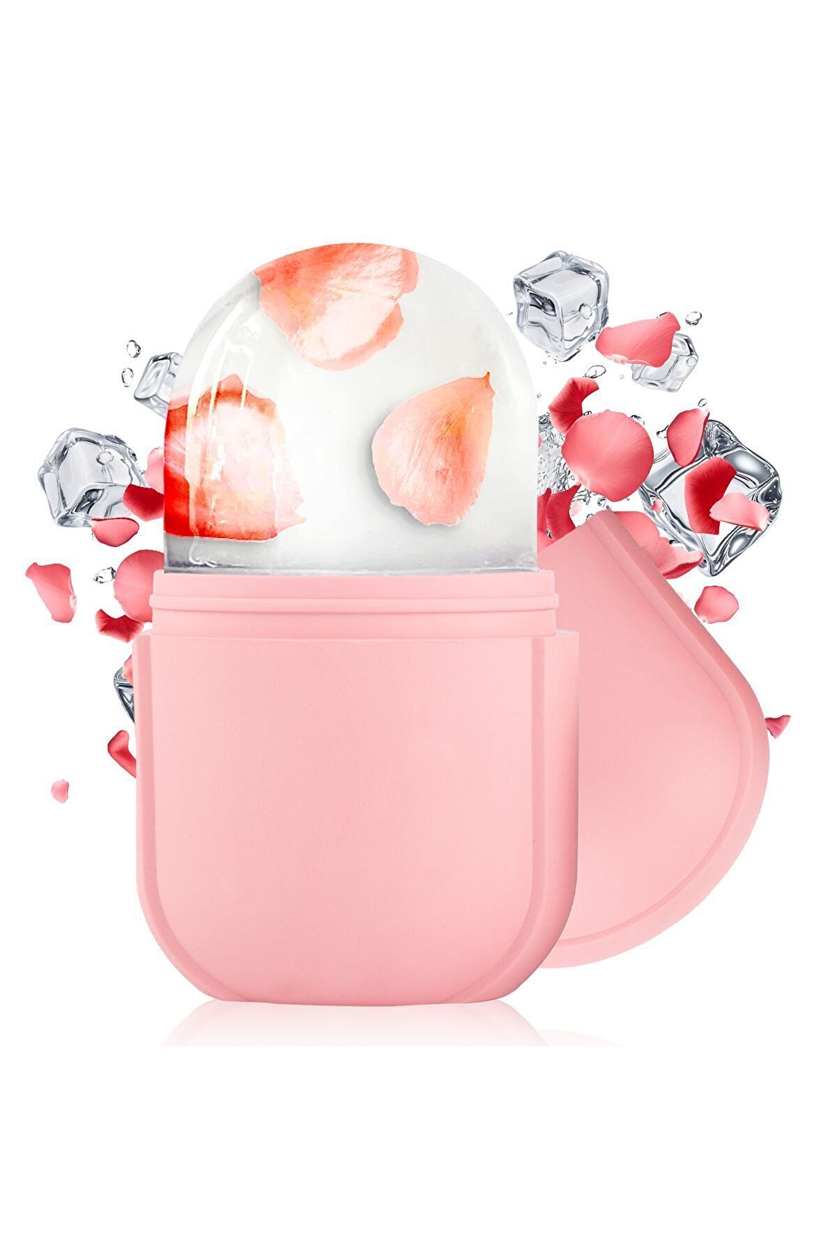 MİLANO HOME Yüz Masaj Buzu Contour Ice Cube Gua Sha Ice Roller Soğuk ...