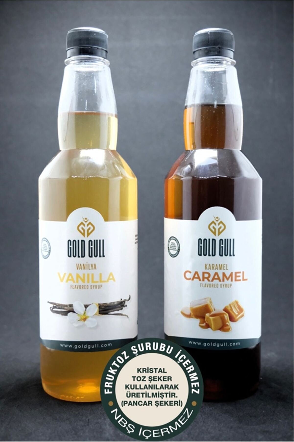 gold gull Vanilya & Karamel Aromalı Kahve & Meyve Şurubu 2 X 700 Ml. Fiyatı, Yorumları - Trendyol