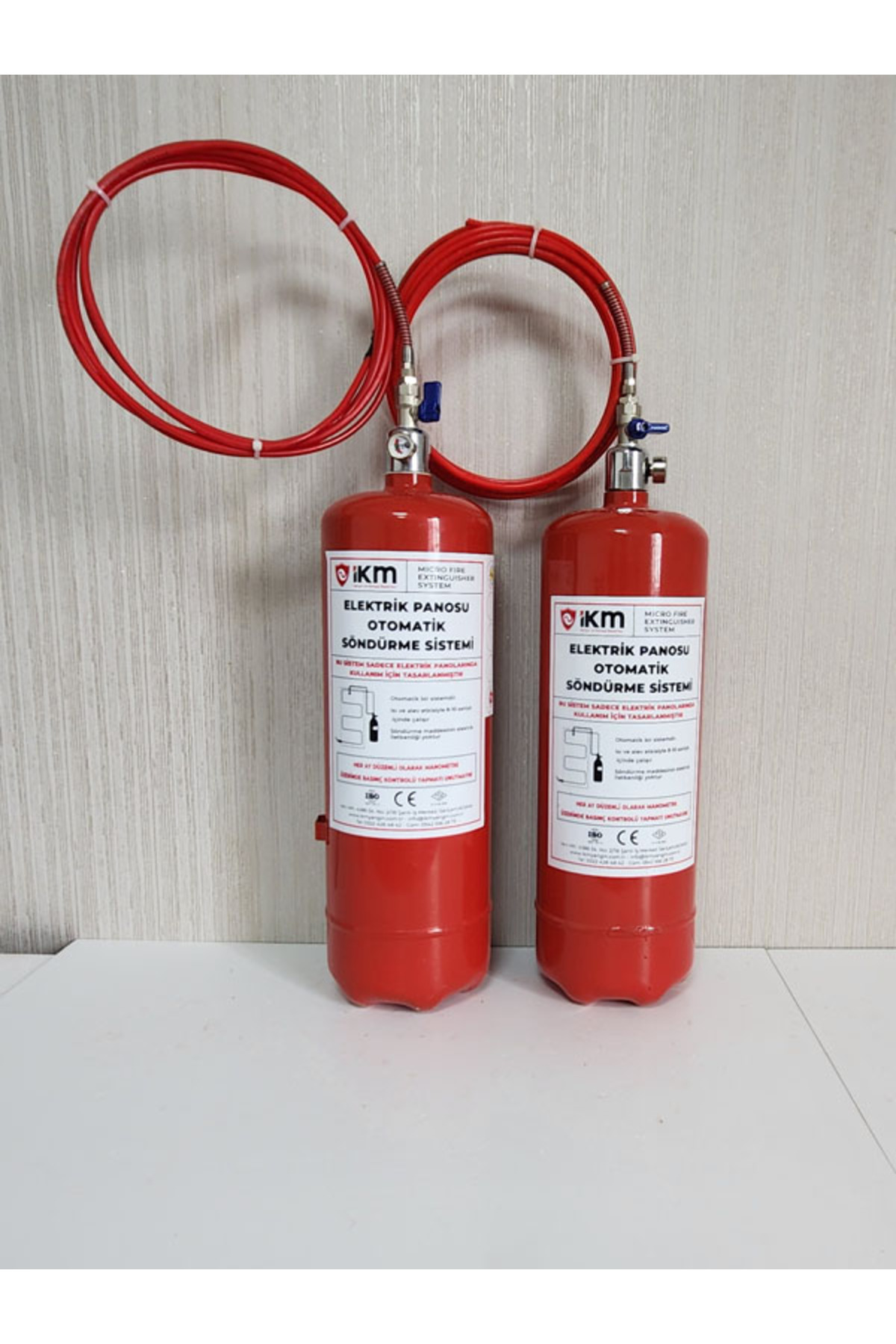 İkm Yangın İkm 6 kg Elektrik Panosu Pano İçi Otomatik Söndürme Sistemi ...