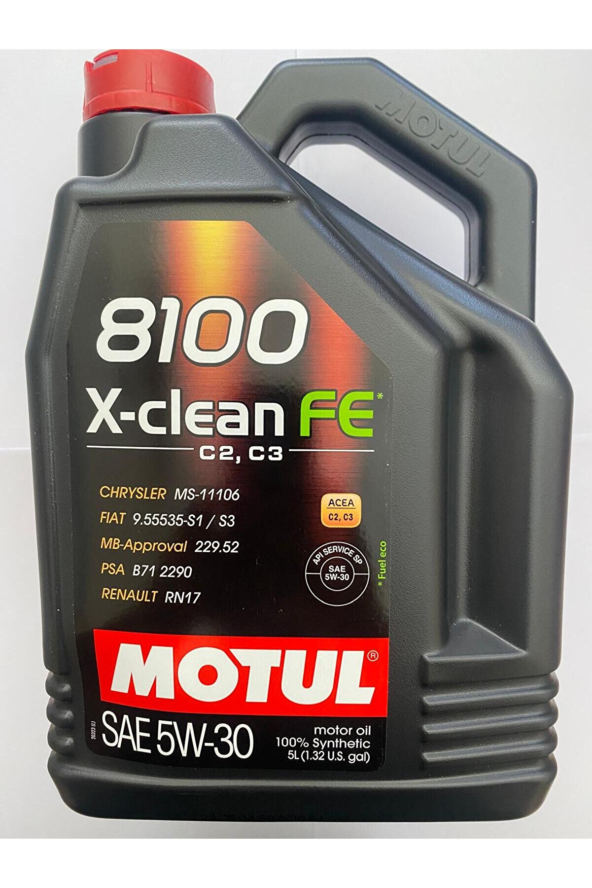 Motul 8100 X-clean FE 5W-30 C2,C3 RN17 ,PSA B71 2290 Motor Yağı 5L Ü.Y ...