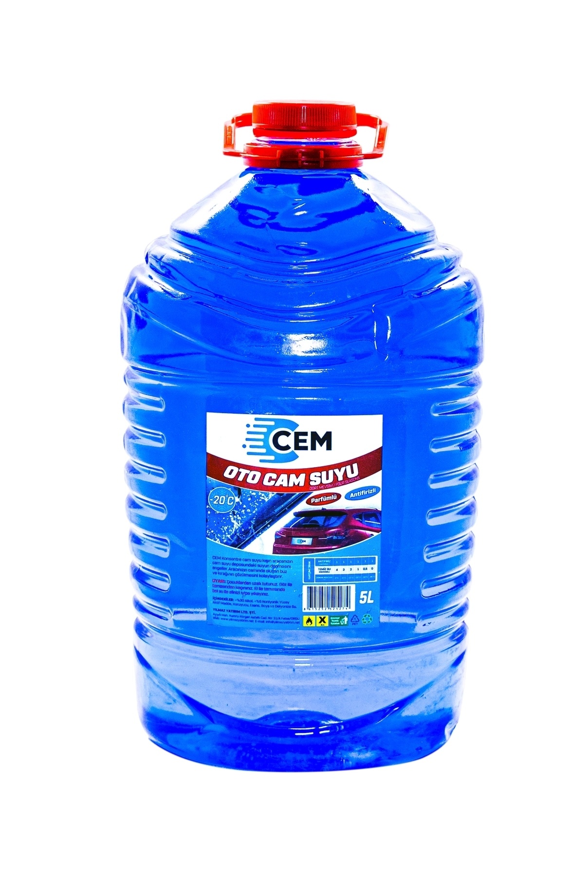 Genel Markalar Cem Car Care Cam Suyu 5 Lt Antifriz Içerikli -20 Derece ...