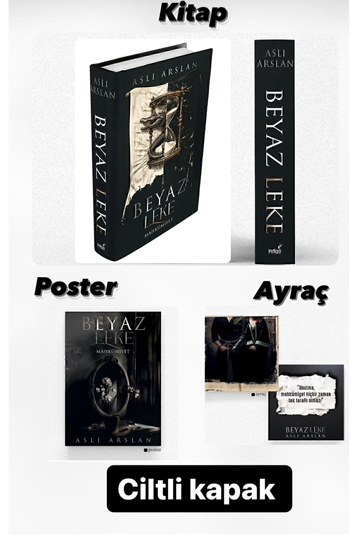 İndigo Kitap Beyaz Leke - Aslı Arslan ( Ciltli Kapak ) Poster Ve ...