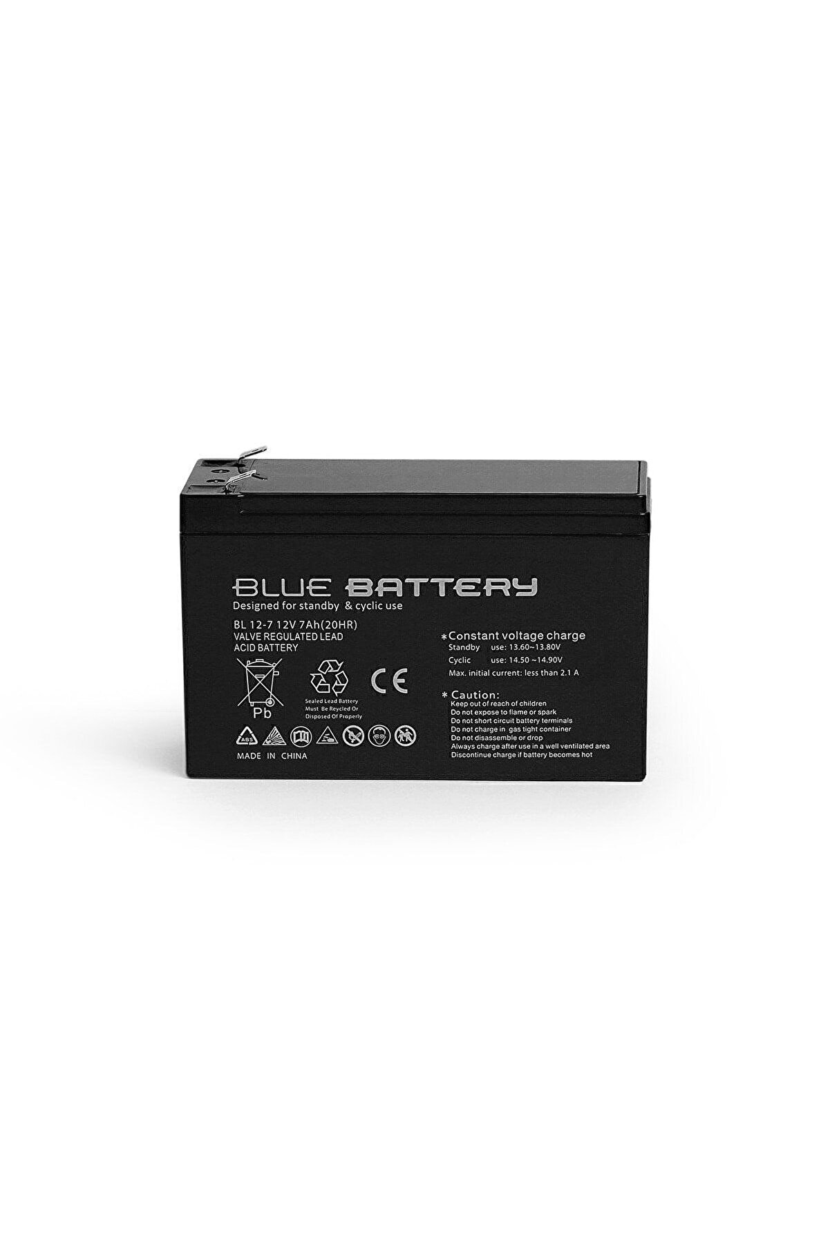 Blue Battery 12v 7ah- Bakımsız Kuru Akü Şubat 2025 Üretim 12 Volt 7 ...