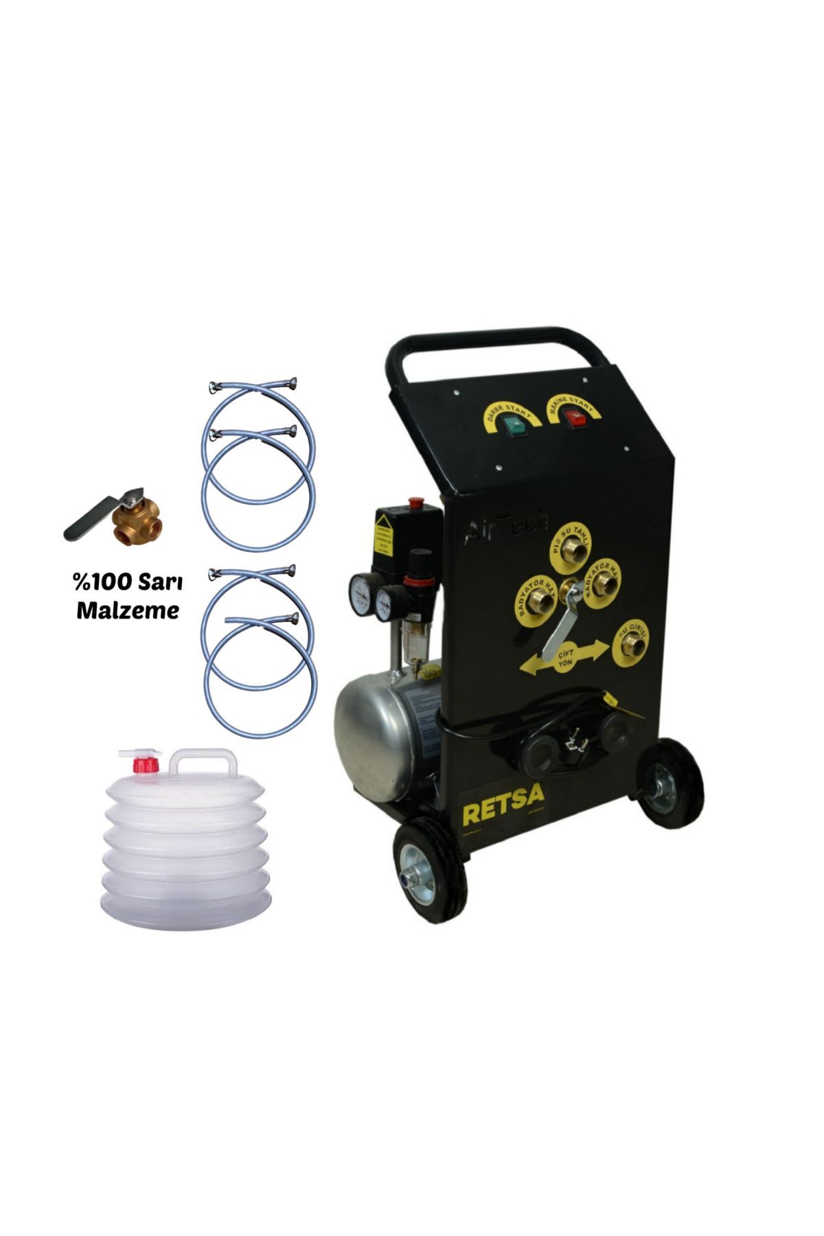 Retsa Kompresörlü Havalı Çift Yönlü Petek Temizleme Makinesi - Fiyatı ...