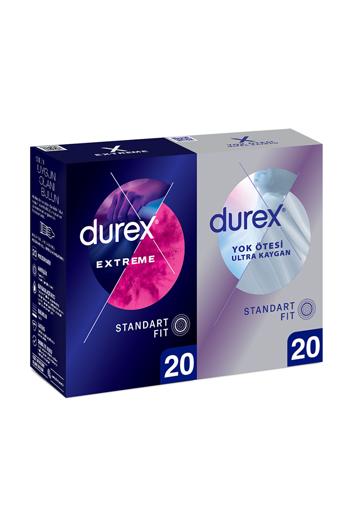 Durex Extreme Geciktiricili ve Tırtıklı Prezervatif 20'li+ Yok Ötesi ...