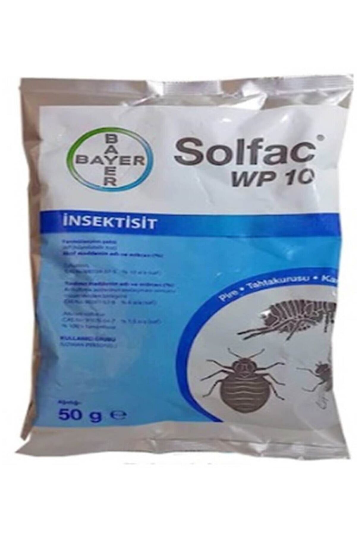 Bayer Pire -bit Ilacı Ilacı 2 Adet Solfac Wp 10 50 gr Ve 1 Lt Ilaçlama ...