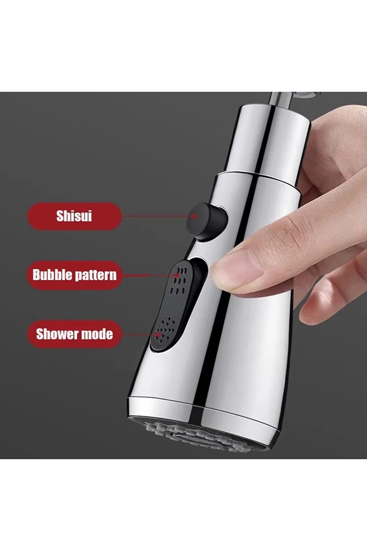 Seram Collection Krom 3 Fonksiyonlu Tasarruflu 360 Derece Döner Musluk ...