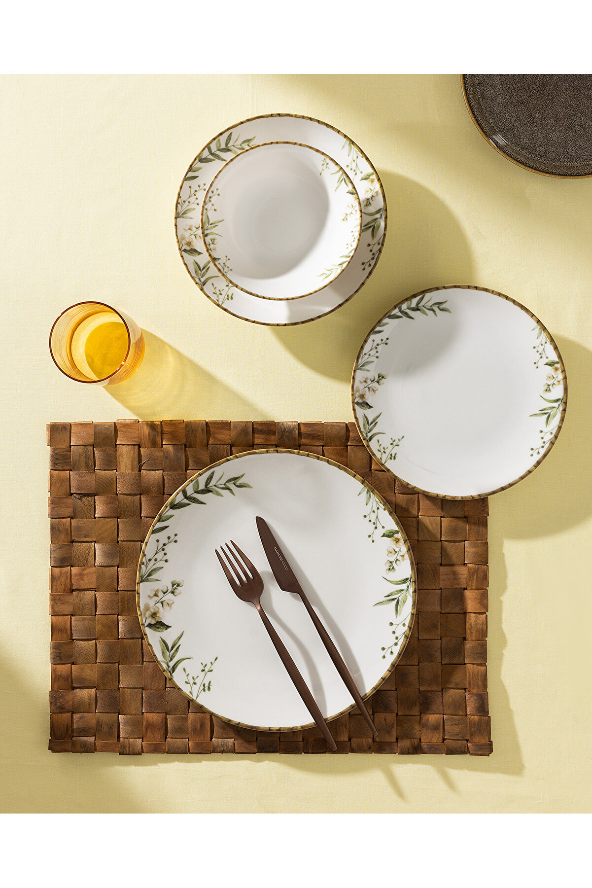 Madame Coco Bernelle 24 Parça 6 Kişilik Yemek Takımı - Renkli - Fiyatı ...