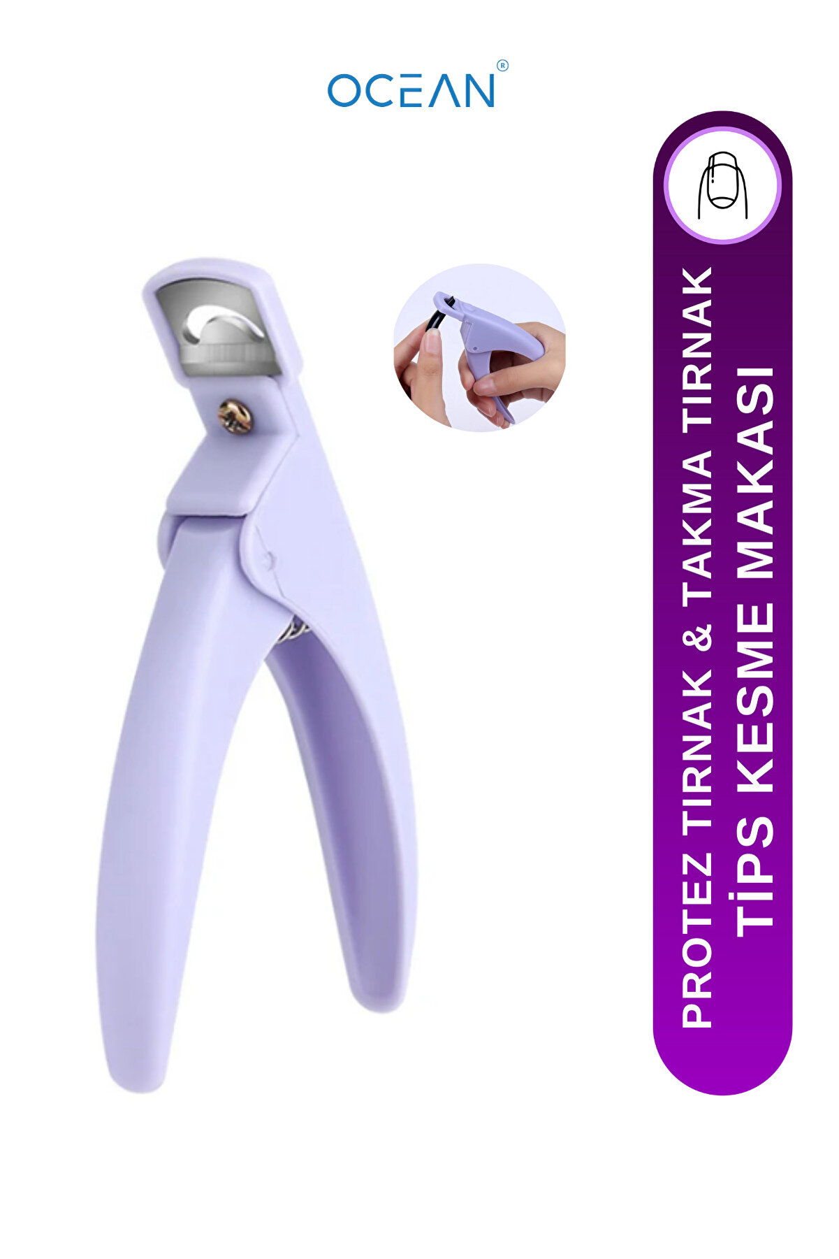Ocean Takma Tırnak Makası, Protez Tırnak, Tips Kesme Makası Aleti Pens ...