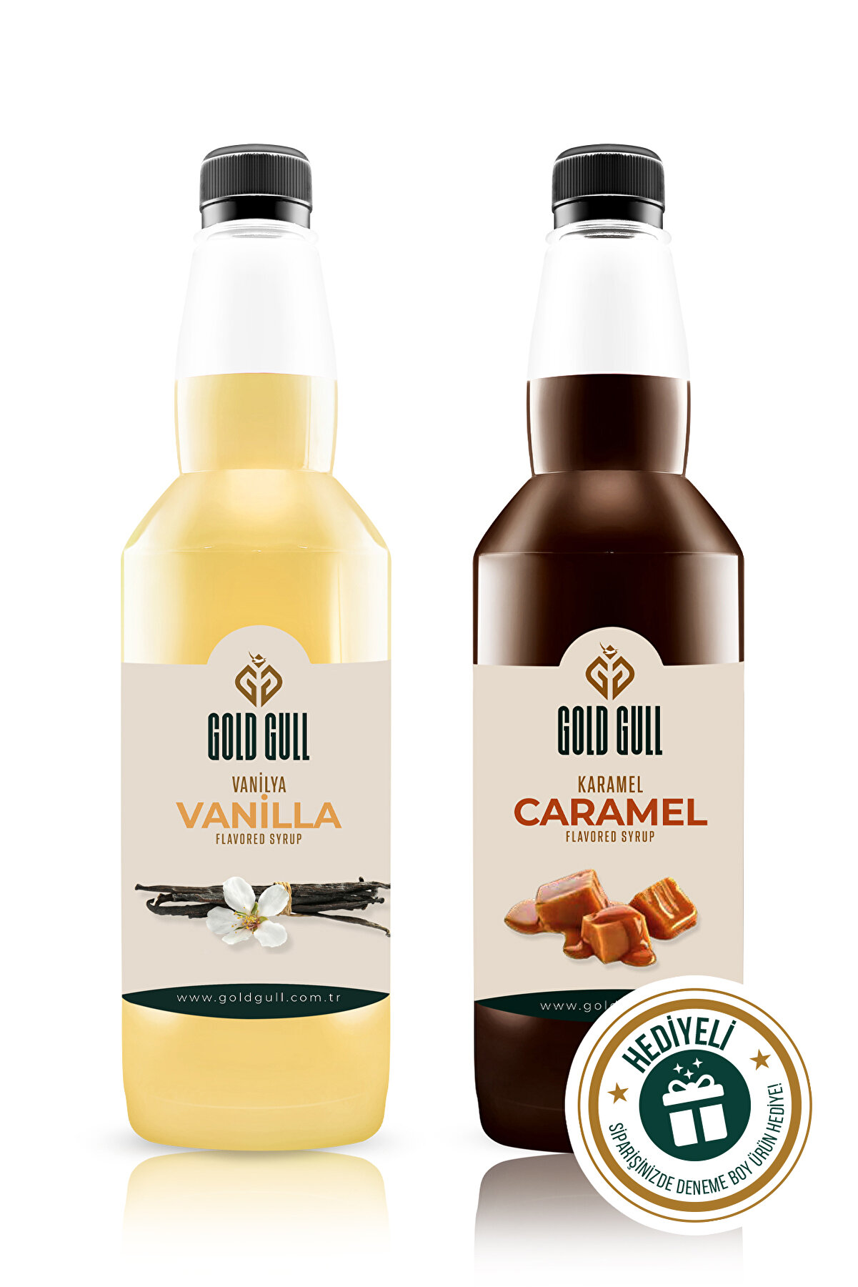 gold gull Vanilya & Karamel Aromalı Kahve & Meyve Şurubu 2 X 700 Ml. Fiyatı, Yorumları - Trendyol