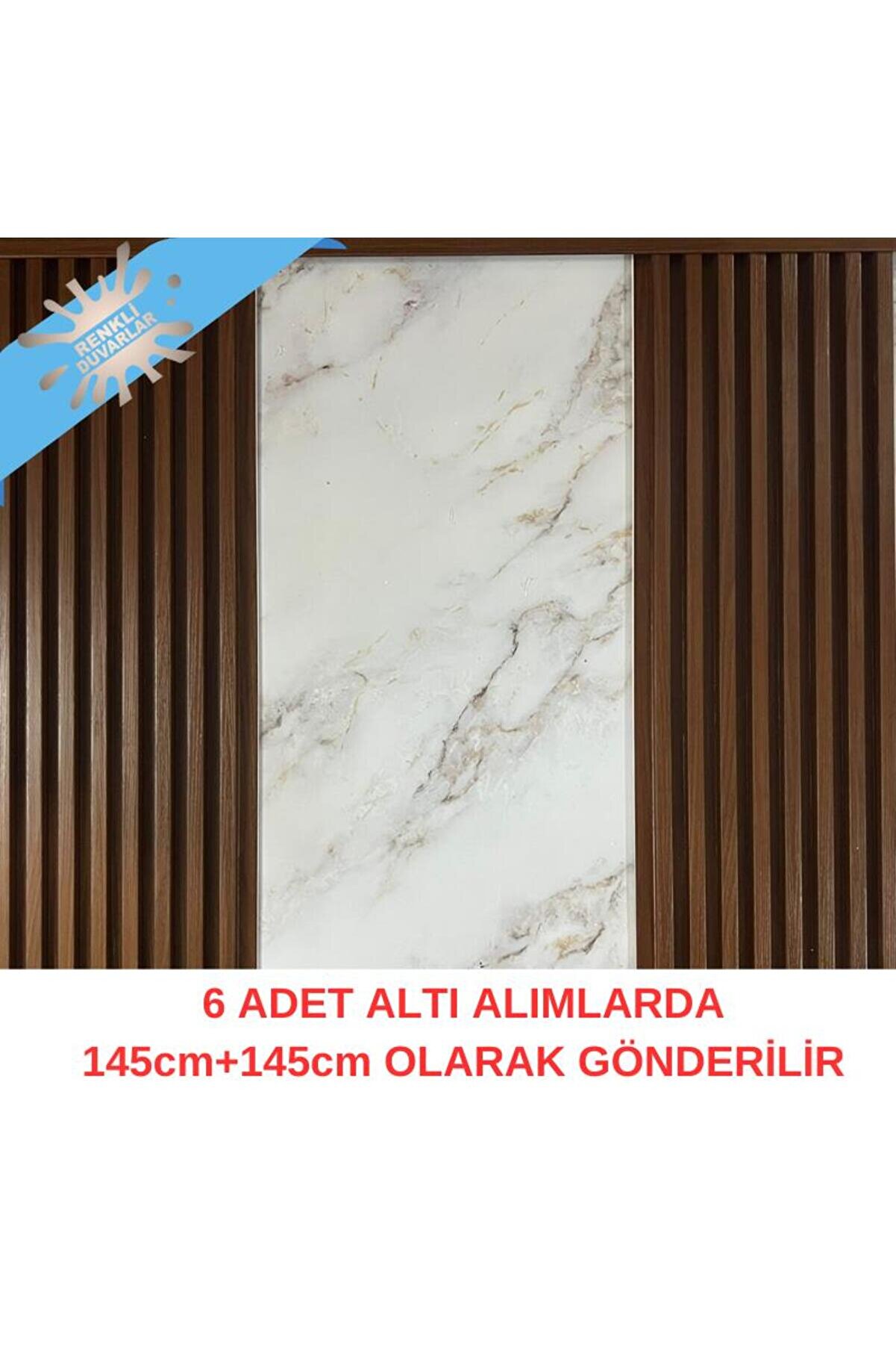 Renkli Duvarlar ATC 16cmx290cm Kahve Ofis Salon Prefabrik Tv Ünite ...