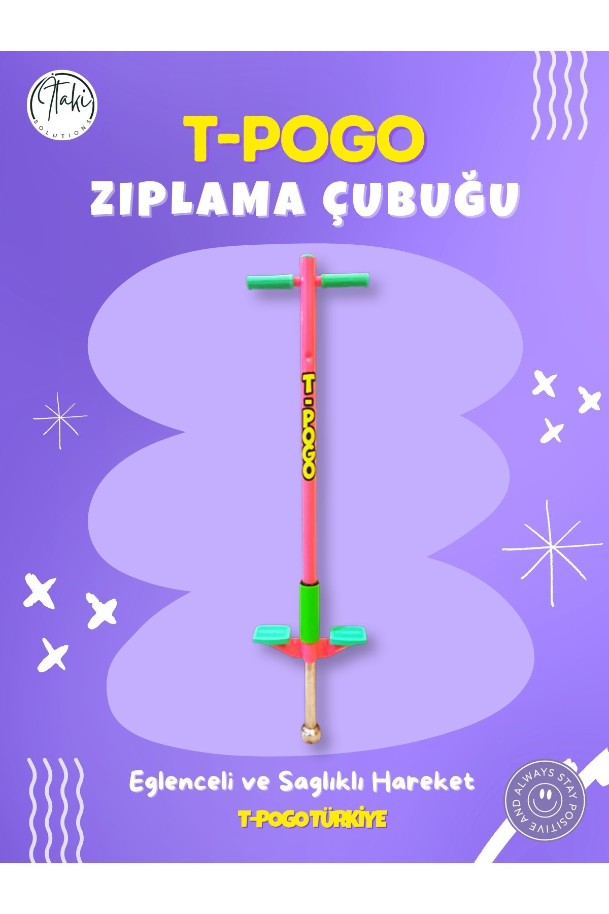 POGO Stick, Zıp Zıp, Zıplama Çubuğu, Çocuk Gelişimi Oyuncağı, Dış Mekan ...