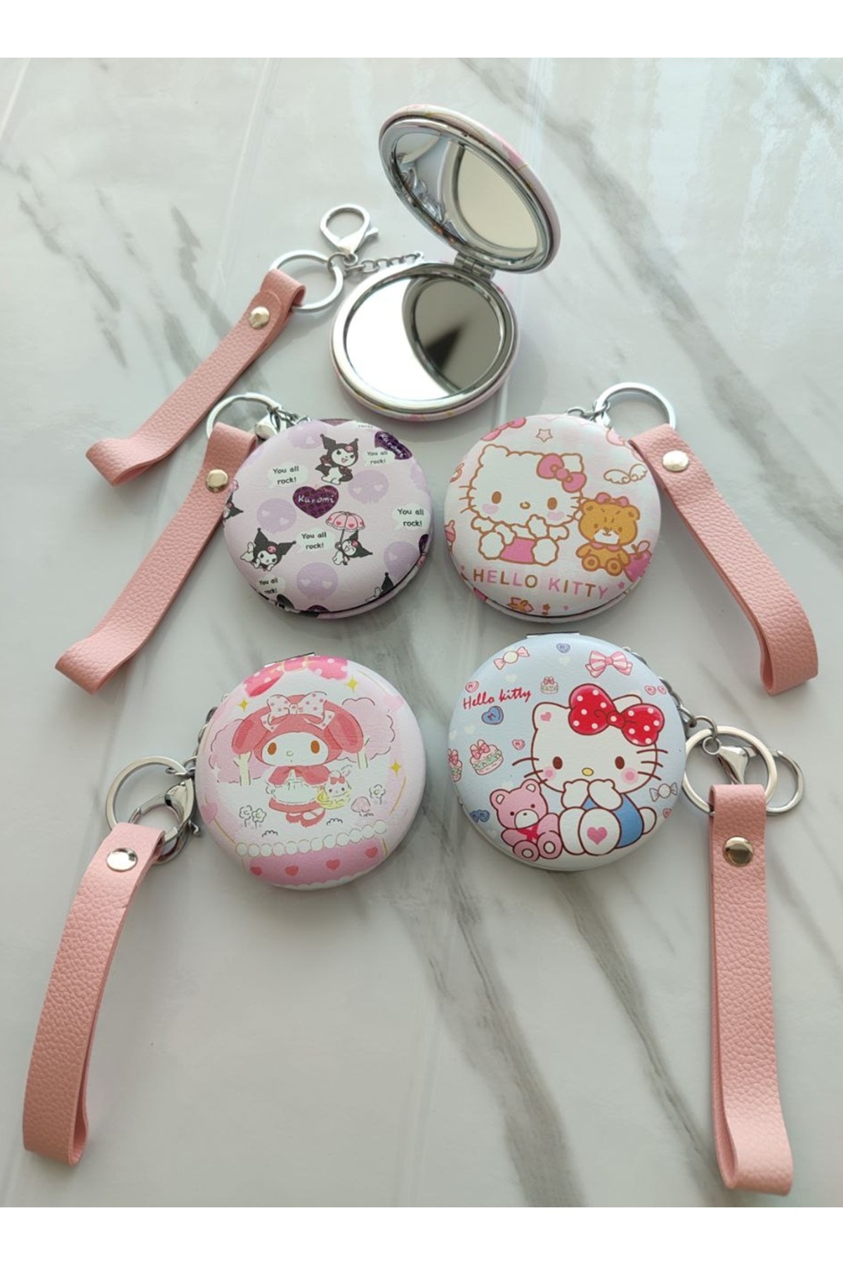 senacacollection Sanrio Çanta Aynası Anahtarlık Makyaj Aynası Cep Ayna ...