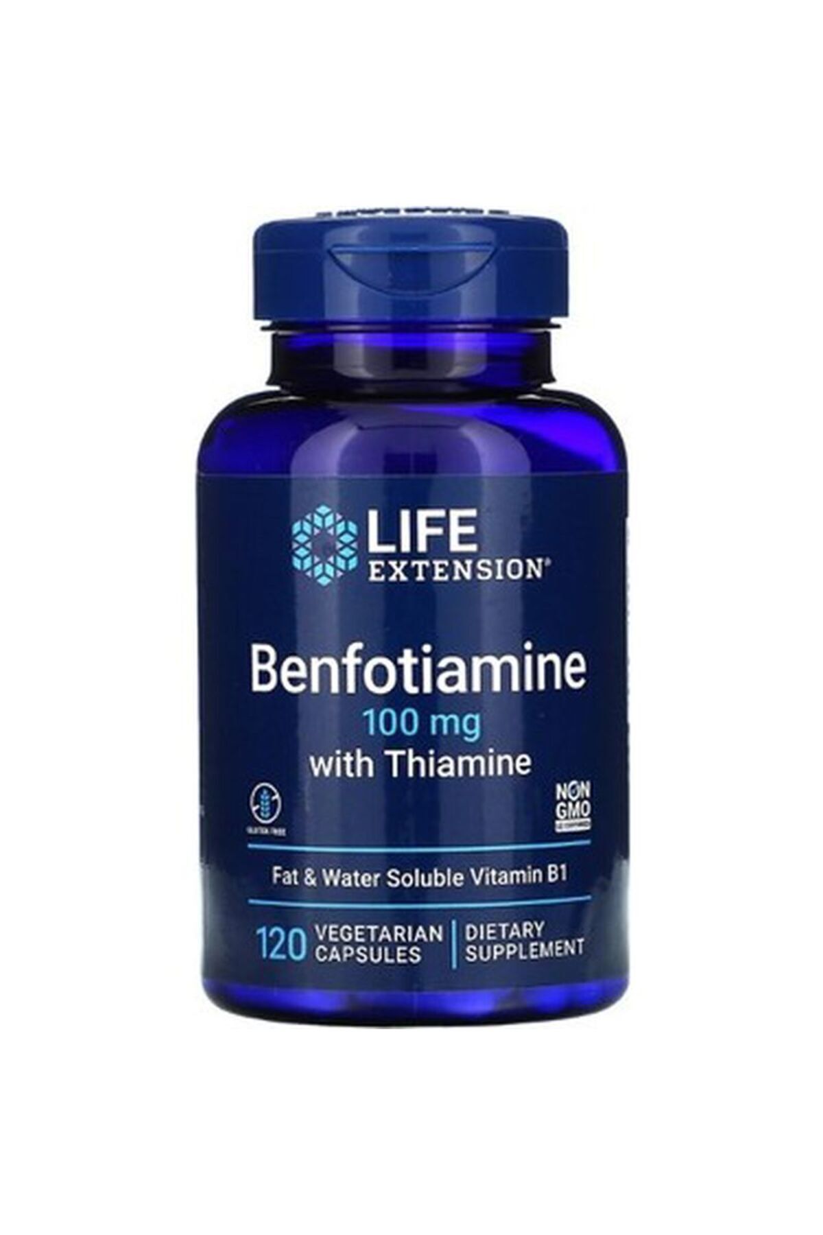 Life Extension Benfotiamine With B1 VİTAMİN Thiamine 100 mg 120 Vegetarian Kapsül - Fiyatı ...