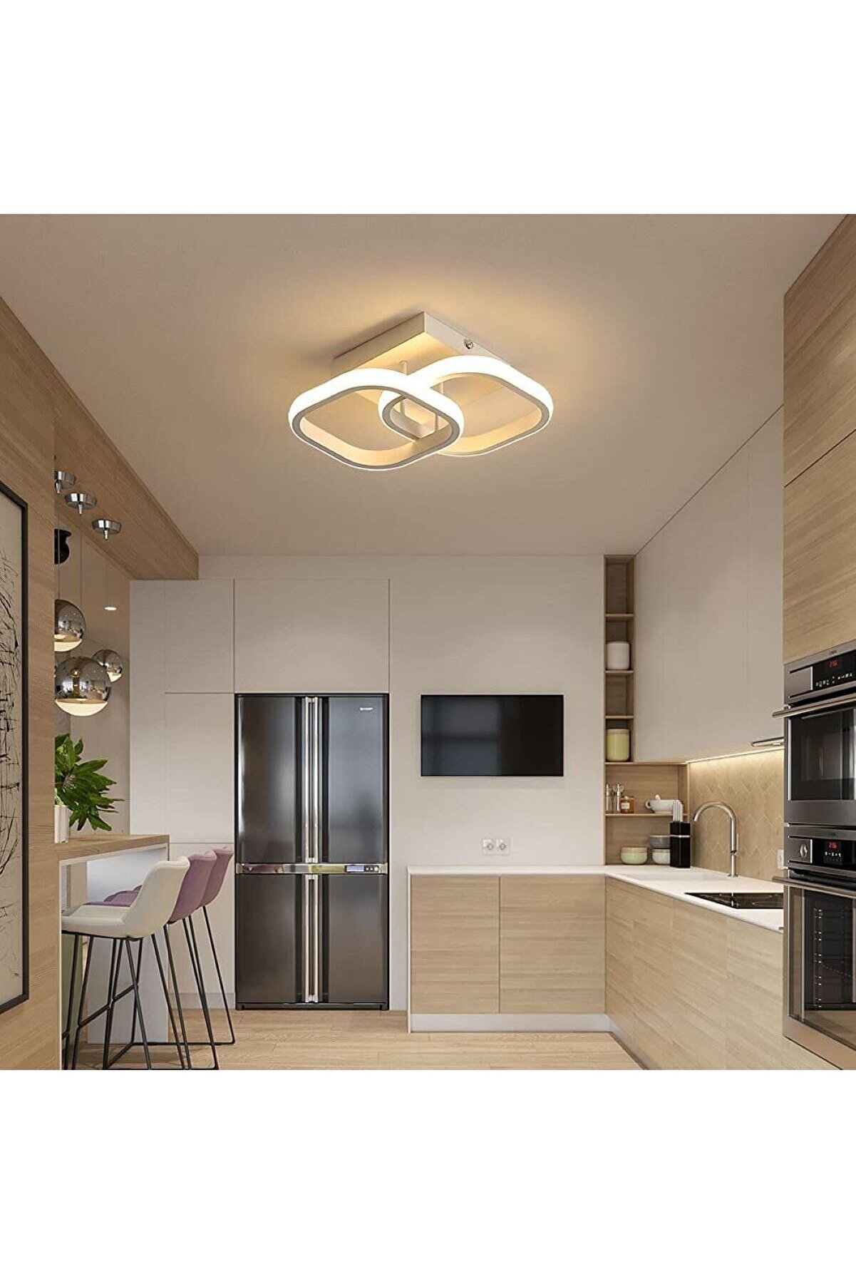 GEN AYDINLATMA Kare Hol,antre,yatak Odası,çocuk Odası Için Modern Led ...