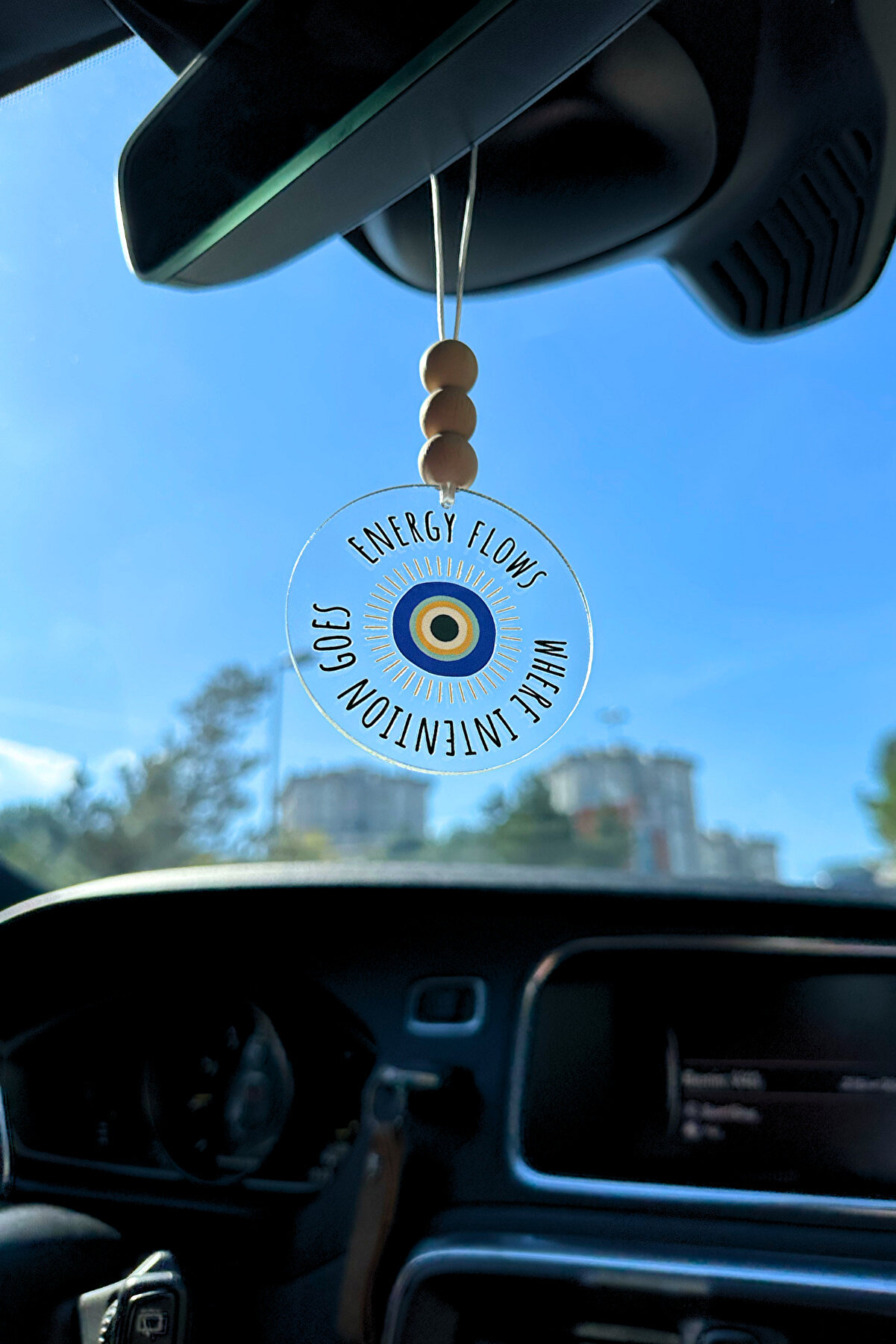 Lusida Design Enerji Akışı Temalı Nazar Boncuğu Desenli Tasarım Dikiz ...