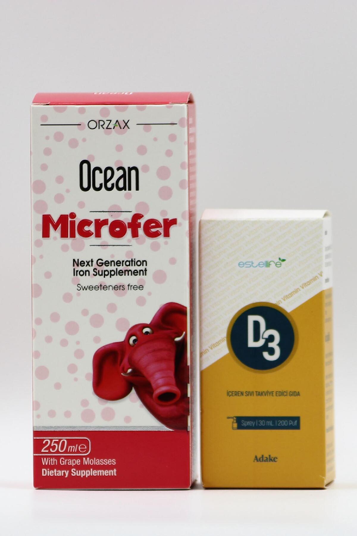 Ocean Microfer Lipozamal Demir Şurup ve D3 Vitamin Sprey Fiyatı ...