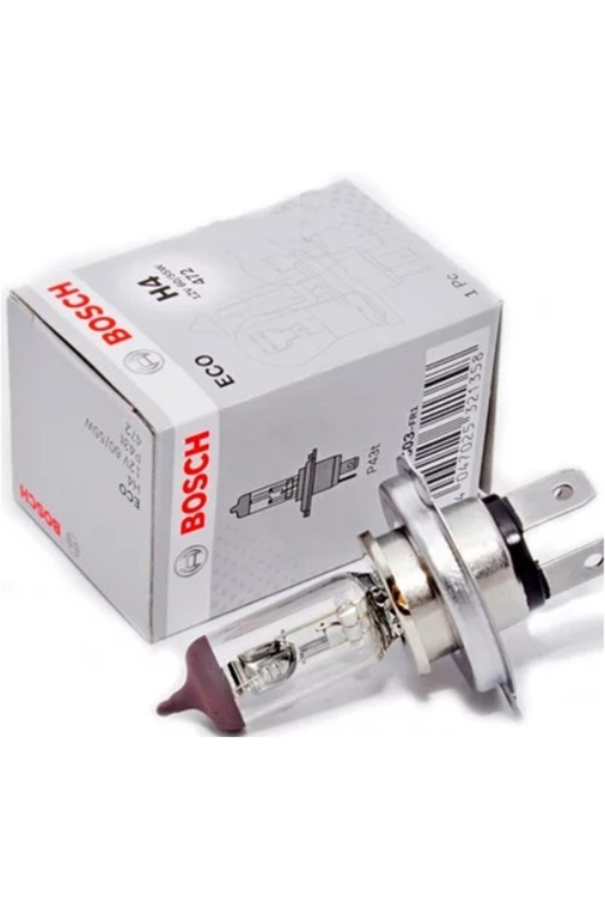 Bosch H4 12V 100/90W P43T HALOGEN FAR AMPULU TIRNAKLI Fiyatı, Yorumları ...