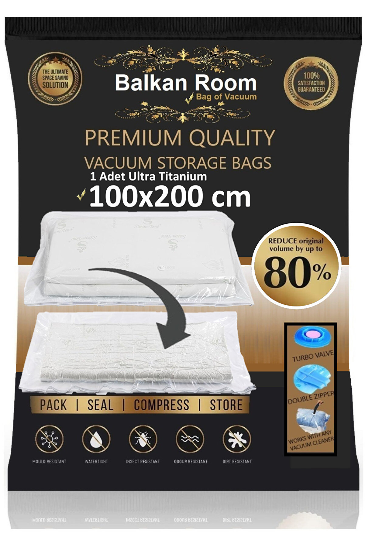 Balkan Room Vakum Hurcu 100 X 200 Vakumlu Hurç Ultra Titanium Boy ...