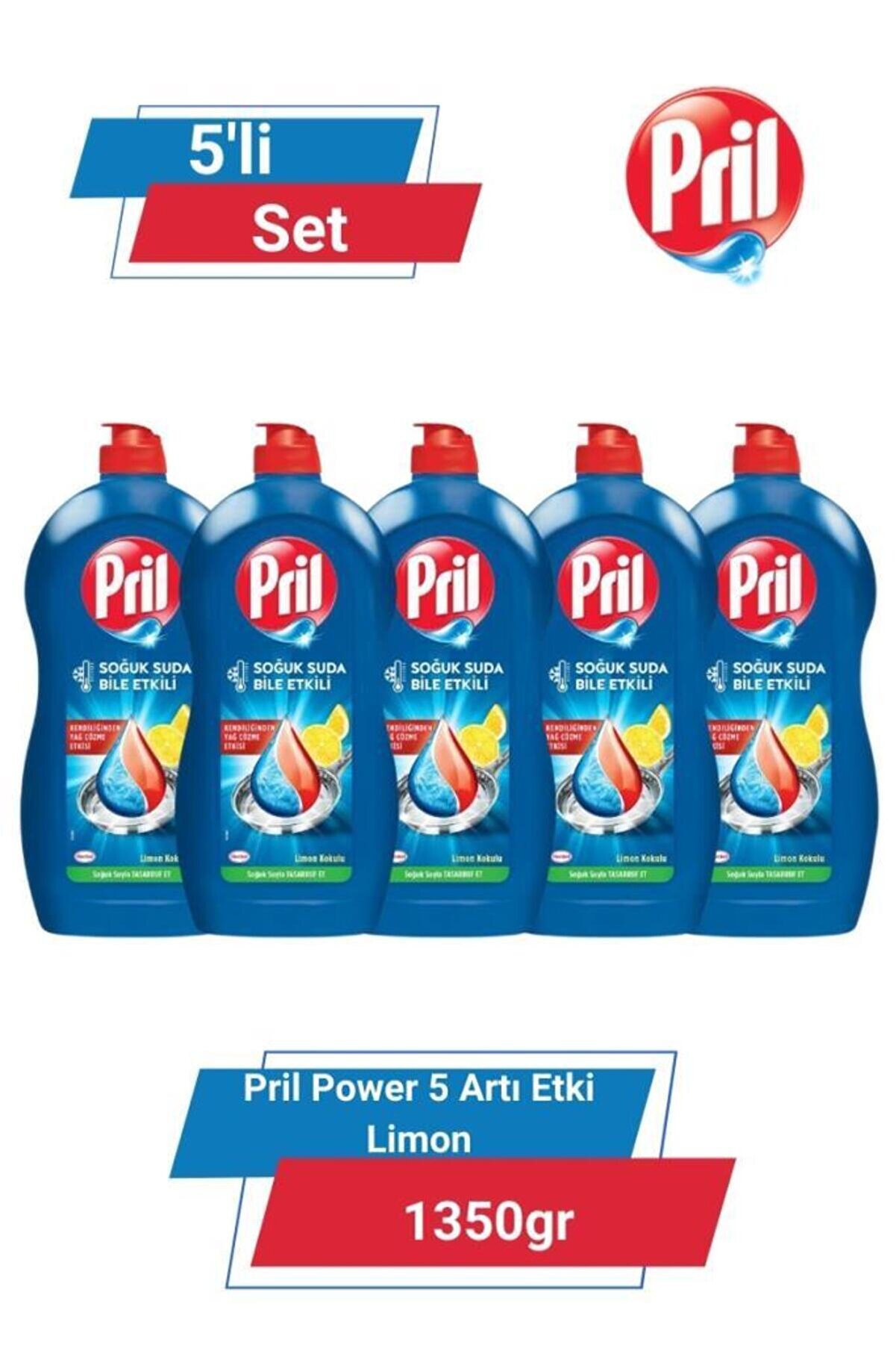 Pril Power 5 Artı Etki Limon 1350gr 5'li Set - Fiyatı, Yorumları